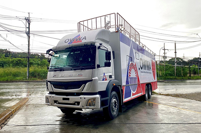 OWWA takes delivery of three new Fuso FJ units | TruckDeal